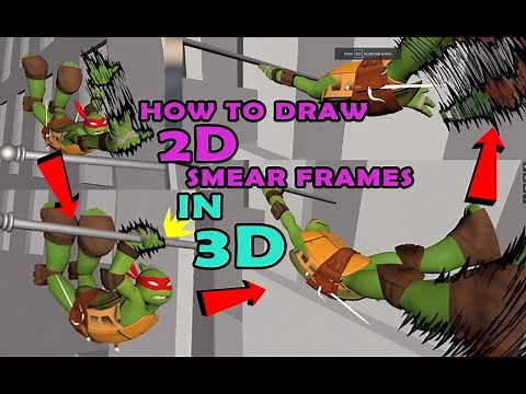 How to draw 2D ANIMATED SMEAR FRAMES in 3D with ANNIE animator David Han | Griffin Animation Academy