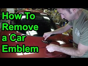 How to Remove Emblems from a Car