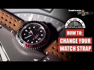 How to change a watch strap with a spring bar tool | Steinhart Ocean 1 GMT | Straps Co