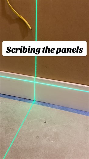 Scribing Bathroom Trim Panels for Perfect Fit