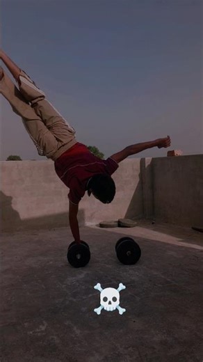 one arm handstand #calisthenics #flip #viral #stunt #gym