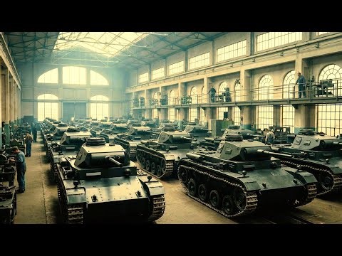 How Did Nazi Germany Produce 1,500 Panzer I Tanks? Inside the Factory Manufacturing Process