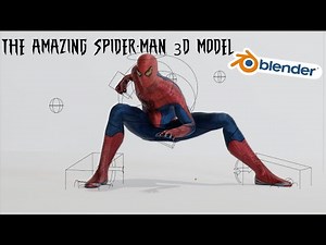 The Amazing Spider-Man 3D Model (Blender)