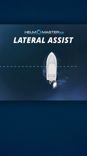 Lateral Assist in Helm Master EX improves precision during any lateral movement, whether manual or automated. https://bit.ly/3IIvzdG | Yamaha Outboards