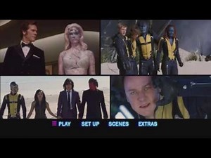 X-Men: First Class (2011) Menu DVD HD