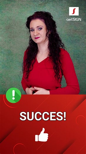 📢 Obţine acum semnătura pentru e-Factura. ✅ Pasul 1. Alege semnătura electronică calificată potrivită. 👨‍💻 Pe TOKEN sau în CLOUD, la certSIGN poţi parcuge complet online procesul de achiziţie prin identificare video la distanţă! Mai multe detalii pe 👉 certsign.ro/info #certSIGN #semnaturaelectronica #eFactura #pasi #obtinere #online