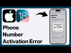 How To Fix "This Phone Number Cannot Be Used by iMessage and FaceTime" Error on iOS 18