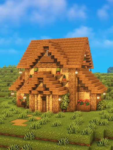 Build Your Dream Two-Story House in Minecraft