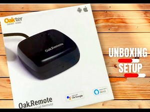 Oakremote Wifi Universal Remote Controller | Unboxing | Setup