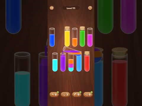 Water Sort Levels 110, 111, 112 Complete Gameplay