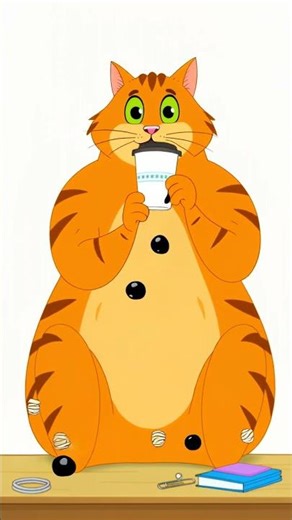 Coffee-Addicted Cat Can't Stop Pouring ☕😼 #usacat #shorts