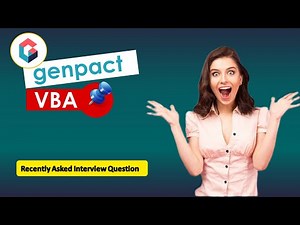 Cracking the Genpact VBA Interview: Must-Know Questions and Answers