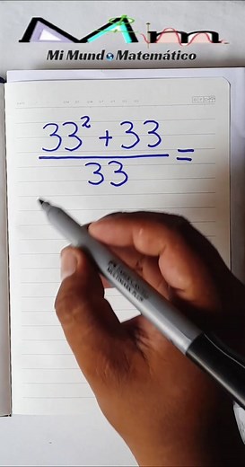 Operación Matemática con el Número 33