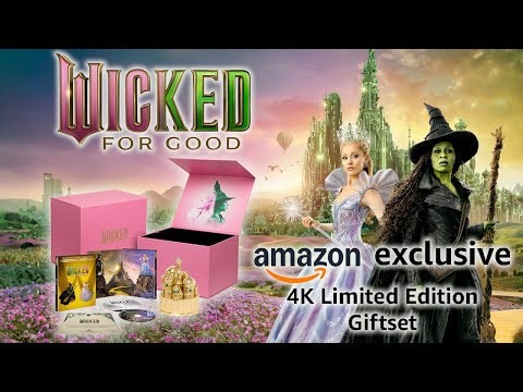 WICKED: FOR GOOD - AMAZON EXCLUSIVE 4K LIMITED EDITION GIFTSET UNBOXING!