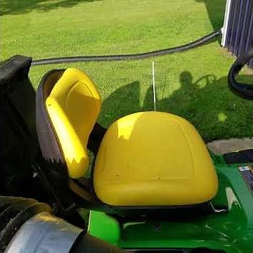 How to clean under your riding lawn mower deck without taking it apart.