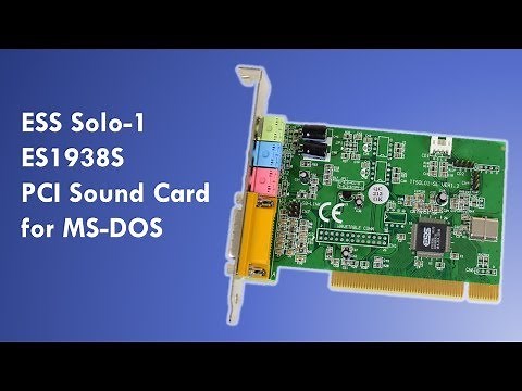 ESS Solo-1 ES1938S PCI Sound Card for DOS Games