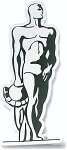 Michigan State University Spartans Official MSU Spartan Sparty Statue Green and White Weatherproof Vinyl Sticker Car Decal from Nudge Printing