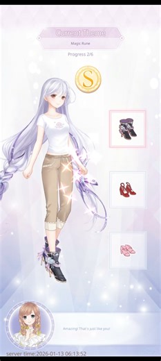 Magic Rune. Playful Takeoff. Love Nikki Event. S-rank 6-step dress-up new redeem code NikkiJan13