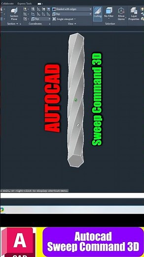 "3D Sweeping in AutoCAD: The Ultimate Guide!"