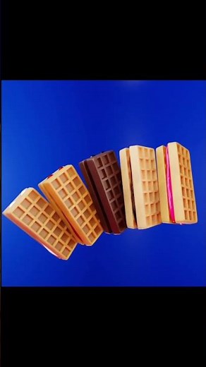 3D Waffle Animation made with Blender 4.2