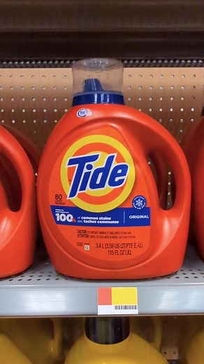 A bargain isn’t a bargain if it doesn’t clean. With 2x the clean in every load, Tide’s always a deal. *cleaning ingredients vs. leading bargain detergent, med load #cleantok #laundrytok #laundry #moneysavingtips #budgettips