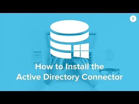 How to install the Active Directory Connector