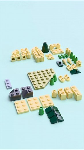 Ksunder Cage: Puzzle and Constructor on Instagram: "LEGO Mini Hogwarts Castle — Magical 54-Piece Build! Rebuild the magic of Hogwarts in this tiny LEGO micro-build — just 54 pieces, but full wizarding vibes! A quick and satisfying animation for fans of Harry Potter and miniature fantasy builds. Original model: https://www.mecabricks.com/en/models/KZvmA0gbvG6 Lego Hogwarts Style Var 1 by gingerwitch MB"