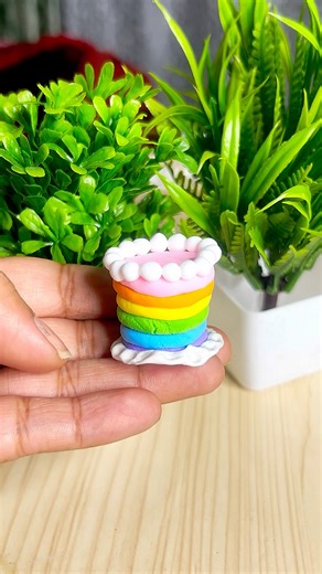 Merry Christmas cake by Clay #claycraft #polymerclay #cake #trending #shorts