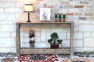 Rustic Entry Console 46L X 8W X 28H - Etsy
