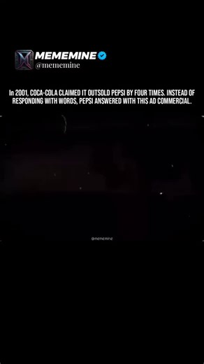 MEME MINE on Instagram: "This iconic ad, officially titled “The Vending Machine,” is often called one of the boldest examples of ambush marketing ever created. Why? Because it literally turns a competitor’s product into a footstool Although it aired worldwide, the ad was banned in several countries (including the UK) for being “disparaging” toward a rival brand. In many regions, advertising laws don’t allow showing a competitor’s logo in a negative light — and this ad pushed that boundary hard.