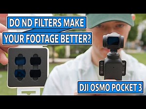 ND Filters On The DJI Osmo Pocket 3! Capture Cinematic Footage!