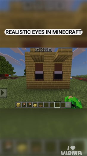 I Made Realistic eyes in Minecraft Minecraft mod