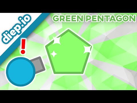 I FOUND A GREEN PENTAGON! Rare Green Pentagon! | Diep.io
