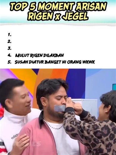 Keceriaan Arisan Trans7: Rigen dan Indra Jegel