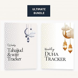 Islamic Prayer Planner Bundle | Duha & Tahajjud Journal (PDF) - Etsy Australia