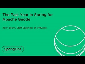 The Past Year in Spring for Apache Geode