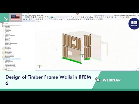 Webinar | Design of Timber Frame Walls in RFEM 6