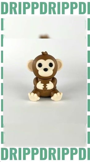 3D Printed Articulated Monkey Keychain