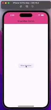How to display snackbar on top? | Snackbar on top in Flutter app | Flutter App Tutorials | App UI/UX