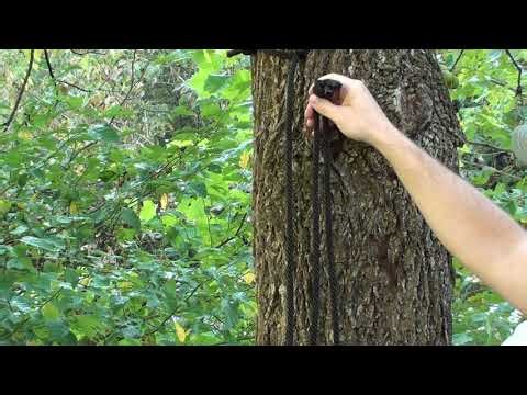 DIY Treestand Safety Lines and Test.