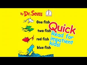 Laugh & Learn: One Fish Two Fish Red Fish Blue Fish | Bedtime Story Read Aloud for Kids 💤💕
