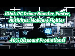 IObit: PC Driver Booster, Faster, AntiVirus, Malware Fighter. 40% Discount Promotions!