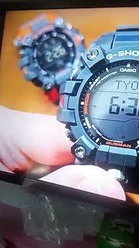 casio g shock gw 9500 clock time lapse