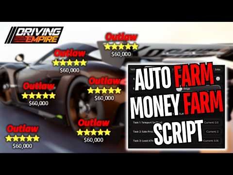 [🏎️ NO KEY] Driving Empire Script – AUTO FARM | MONEY FARM | AUTO ROB ATM | VEHICLE MODIFIER & MORE!