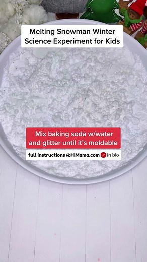 Melting Snowman Science Experiment for Kids