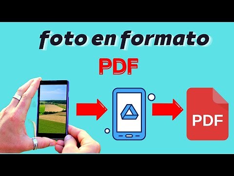 como convertir cualquier foto a formato pdf facil con google drive