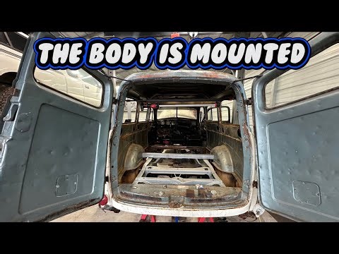 Mounting the 1952 Suburban to a S10 chassis ​using Henry Panza mounts