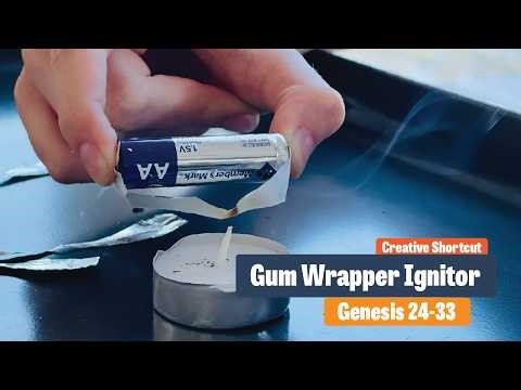 Object Lesson on Agency and Understanding God's Blessings | Gum Wrapper Ignitor Demo