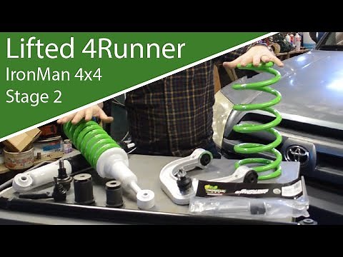 Lifting the 4th Generation Toyota 4Runner - IronMan 4x4 Stage 2 Lift - Full Install