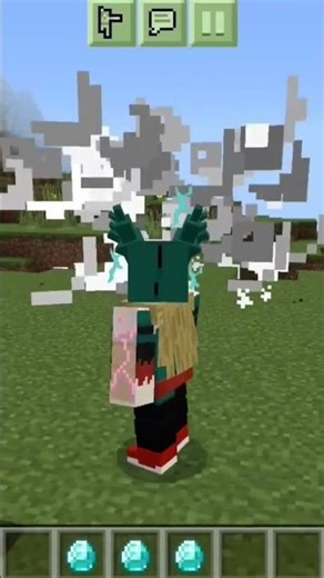 mha addon for minecraft pe anime addon mcpe #short #shorts #youtubeshorts